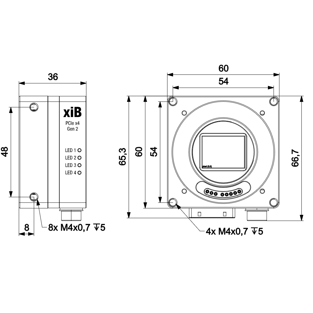 XIMEA - Scientific sCMOS front and back illuminated cameras